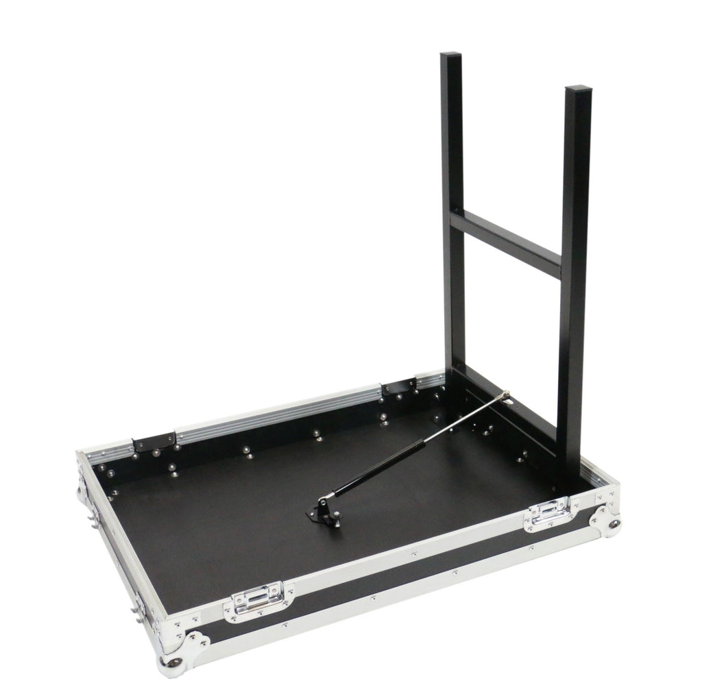 OSP RC16U-20SL 16 Space ATA Amp Rack w/Casters and Attached Utility Ta ...